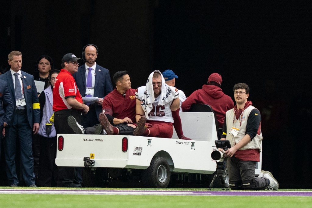 Commanders’ Zach Ertz feared to have torn ACL after controversial hit