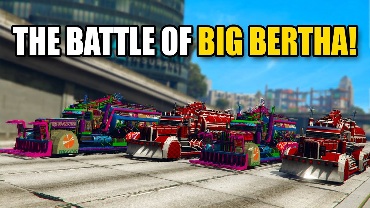 The battle of big bertha! | GTA 5 thug life #410
