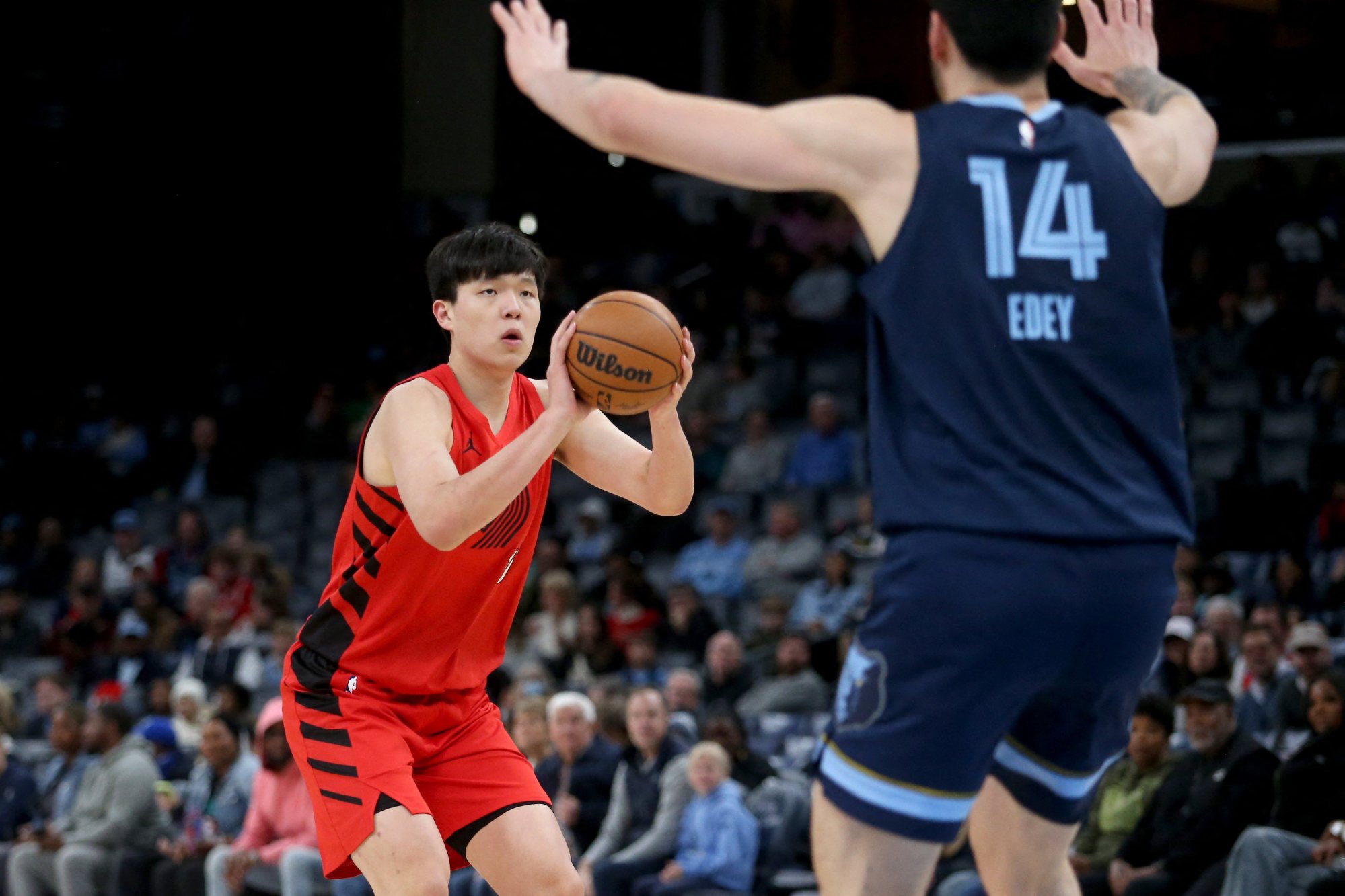China’s Yang Hansen makes first NBA start for Portland Trail Blazers