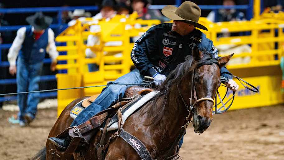 Three-time world champion cowboy's practice horse goes viral on social ...