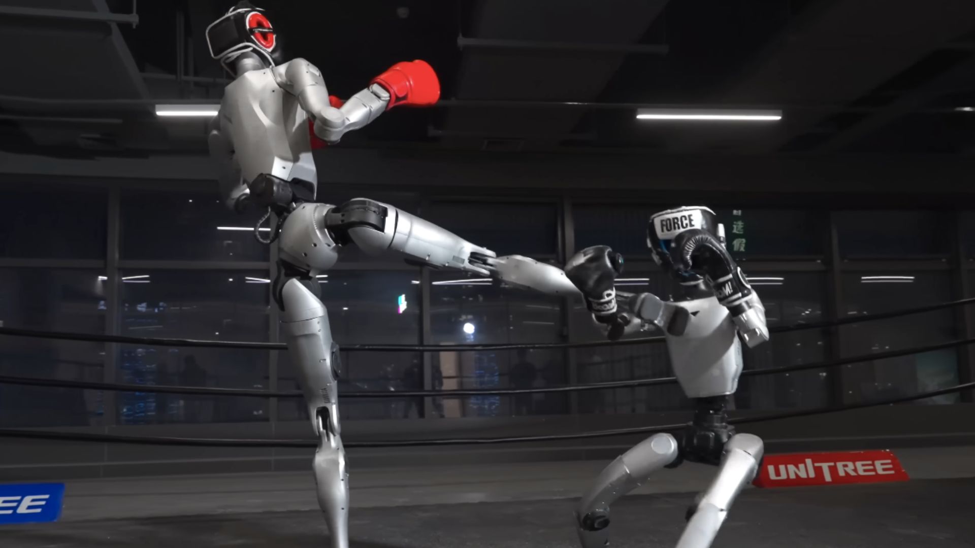 Video: Unitree’s six-foot humanoid robot knocks out rival bot in boxing ...