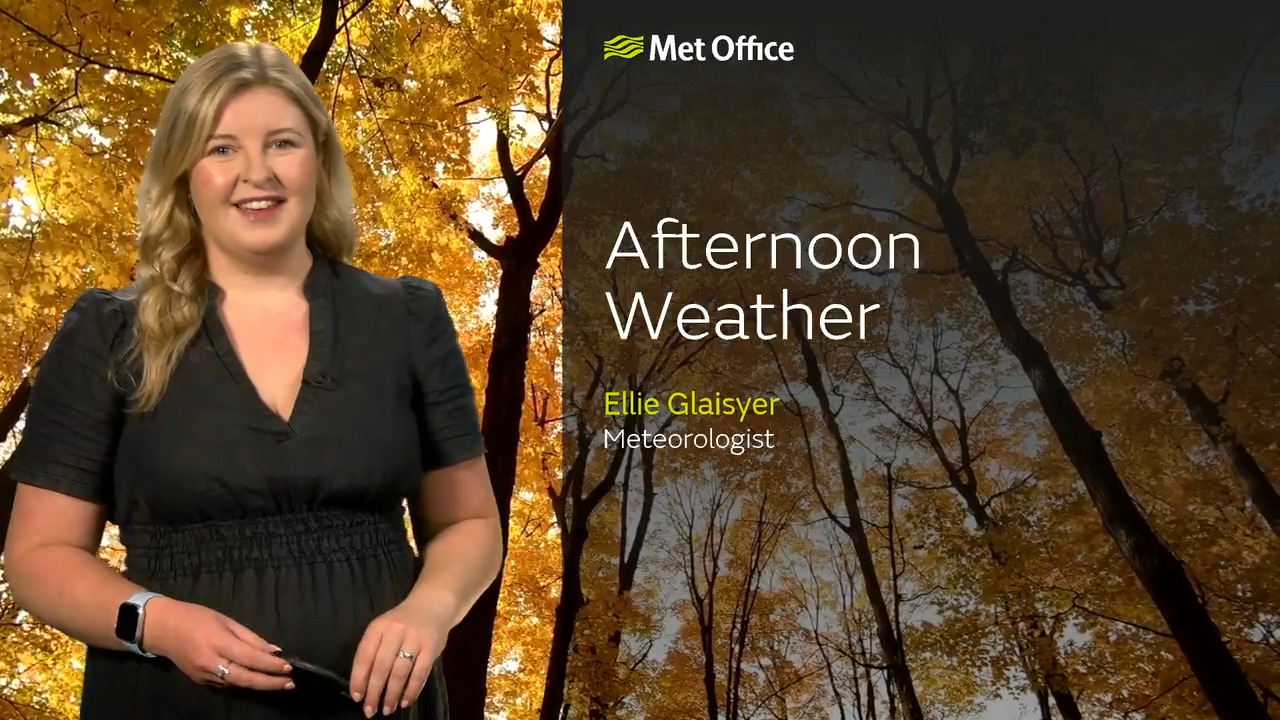 Met Office Sunday afternoon weather forecast 05/10/2025