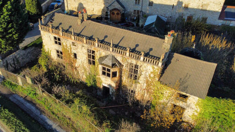 Ruined 17th century mansion with link to murdered schoolgirl up for sale
