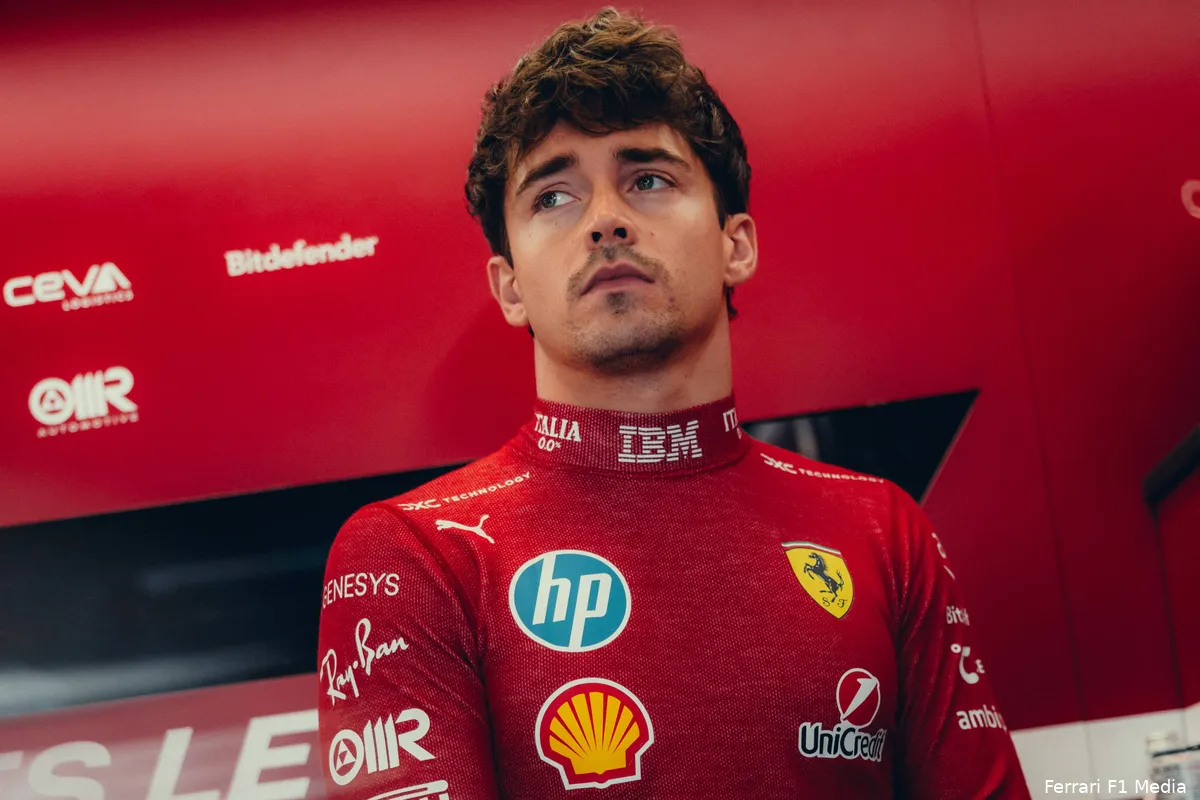Leclerc is teleurgesteld na eerste meters in Ferrari: 'Het kon niet ...