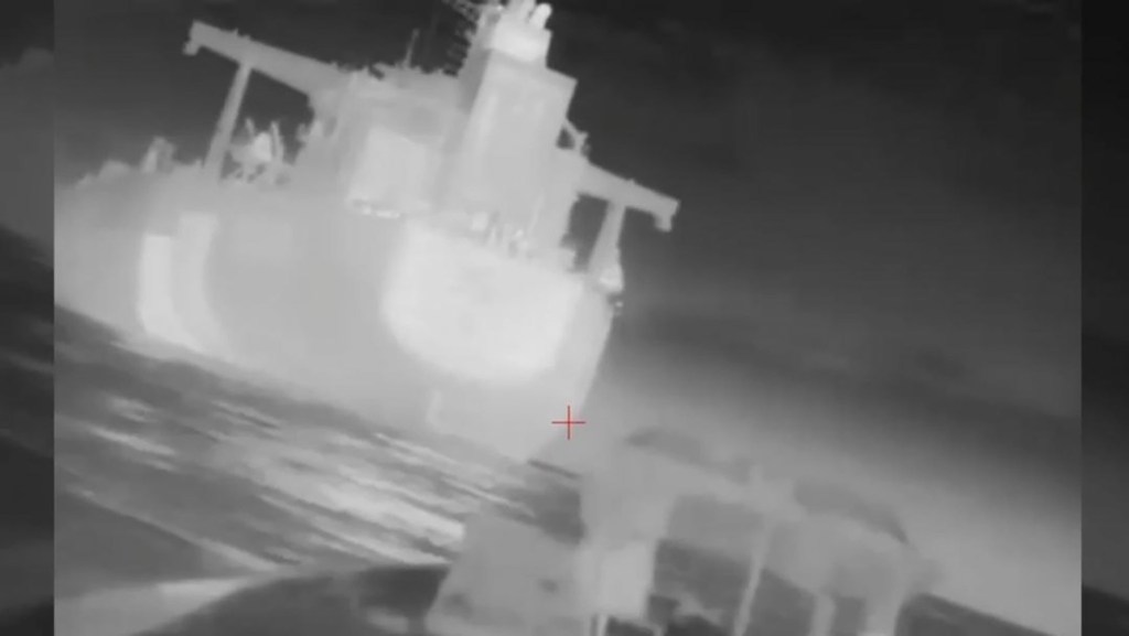 Russian ‘ghost ship’ appears in NATO waters after Ukrainian drone strike