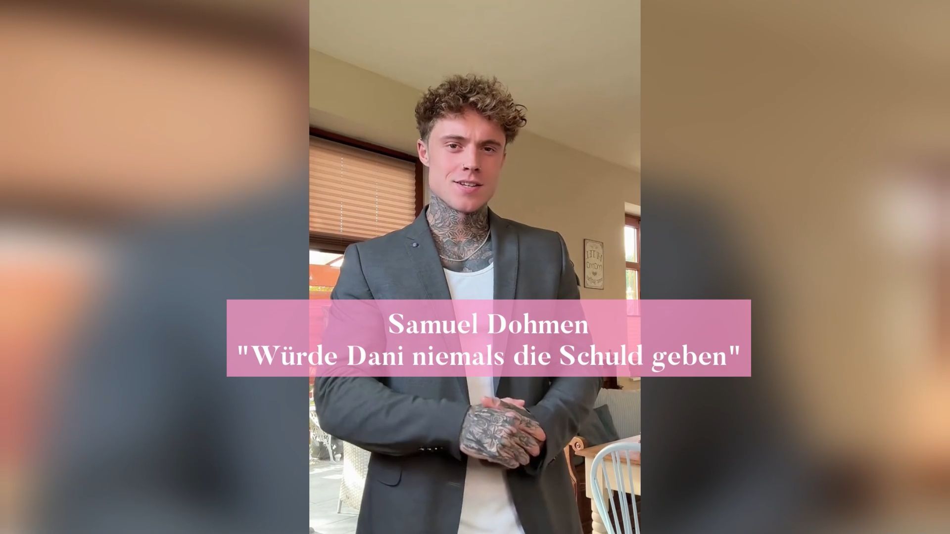 Samuel Dohmen: Emotionale Worte nach Liebes-Aus – "Würde Dani niemals ...