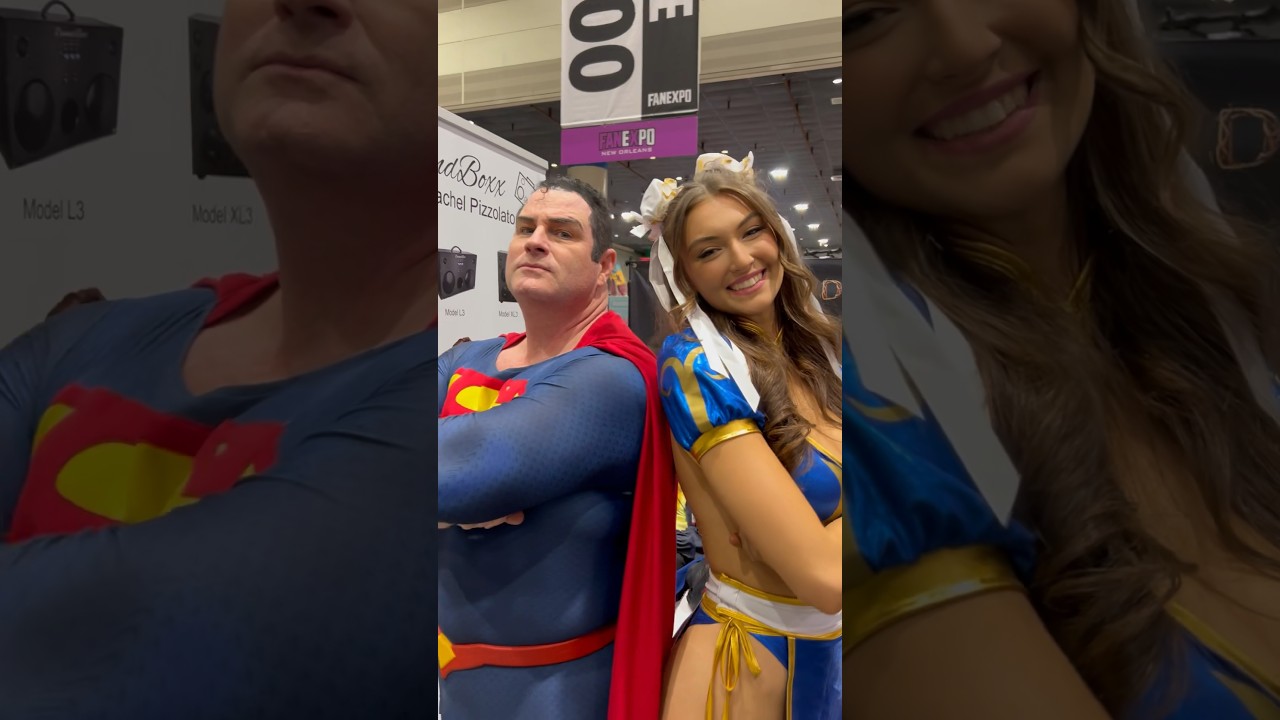 Chun-Li and Superman join forces at Fan Expo New Orleans #chunli # ...