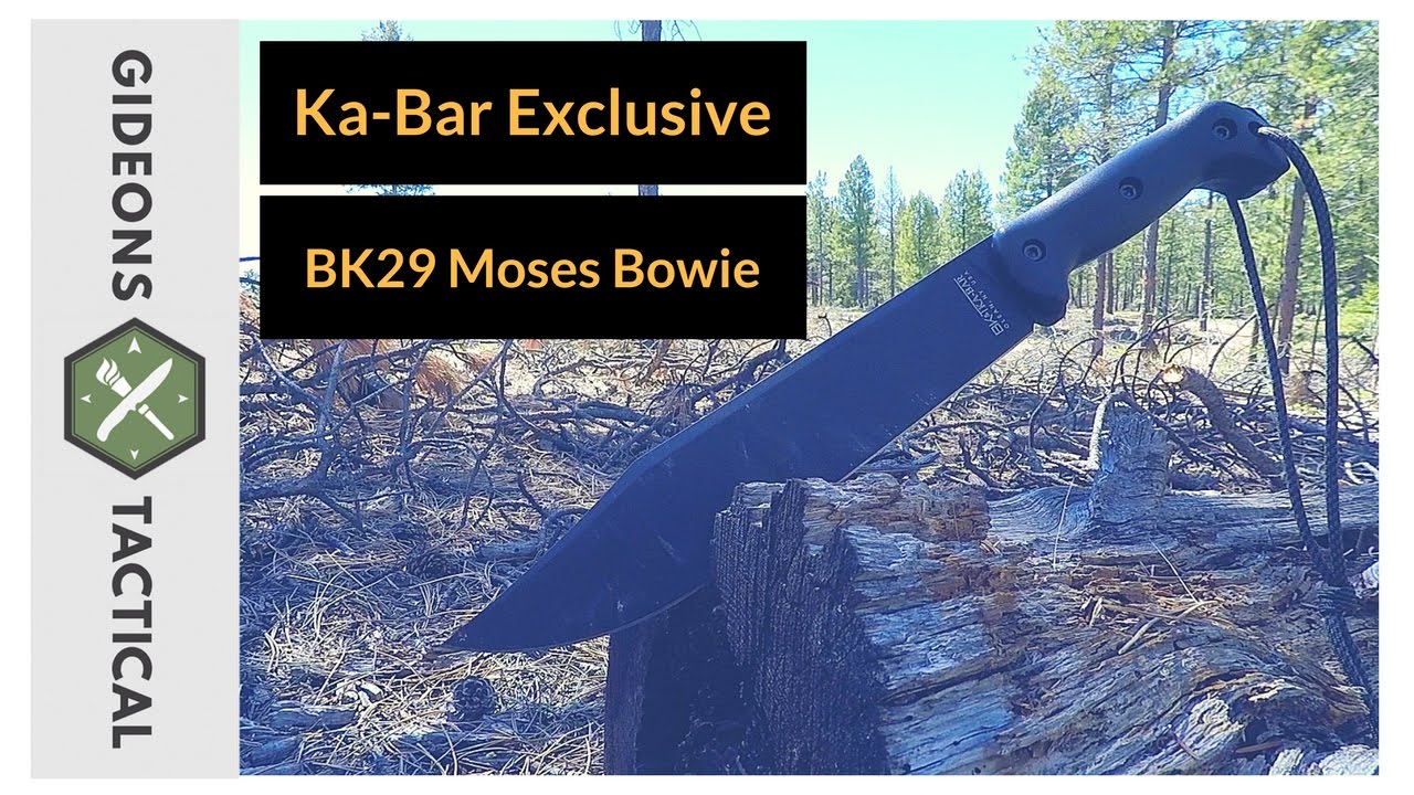 Ka-Bar Becker BK29 Moses Bowie survival knife exclusive
