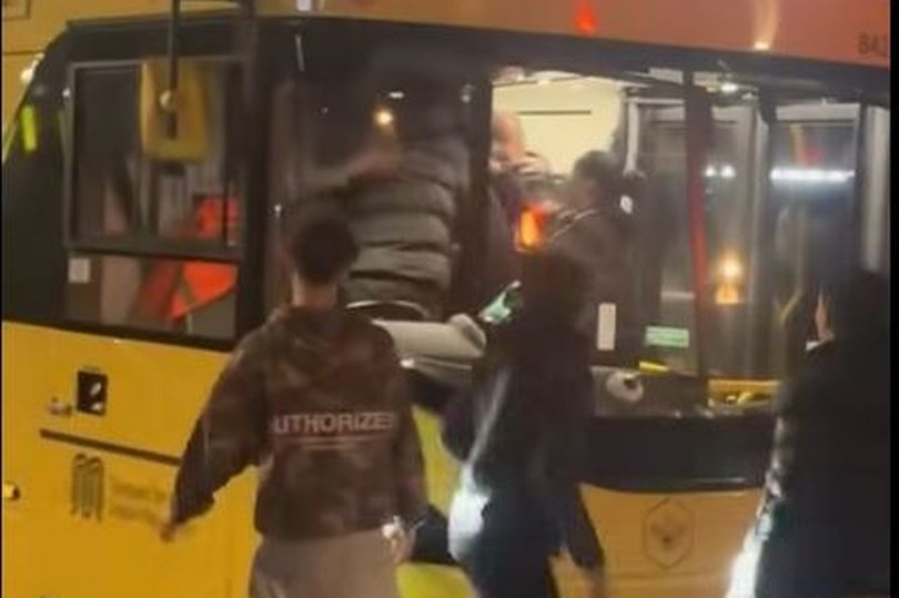 Mayhem on Bee Network bus as passengers start fighting in huge brawl