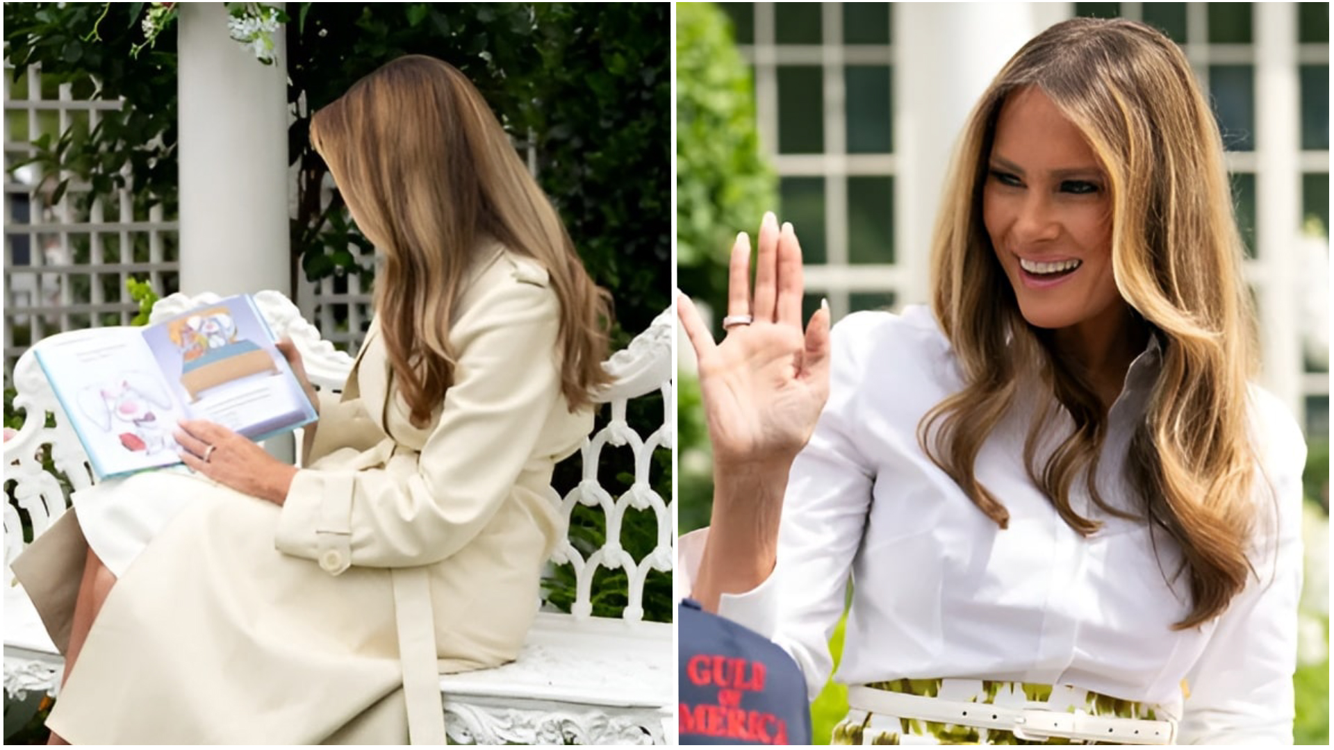 Melania Trump struggles to read Christmas book to sick children ...