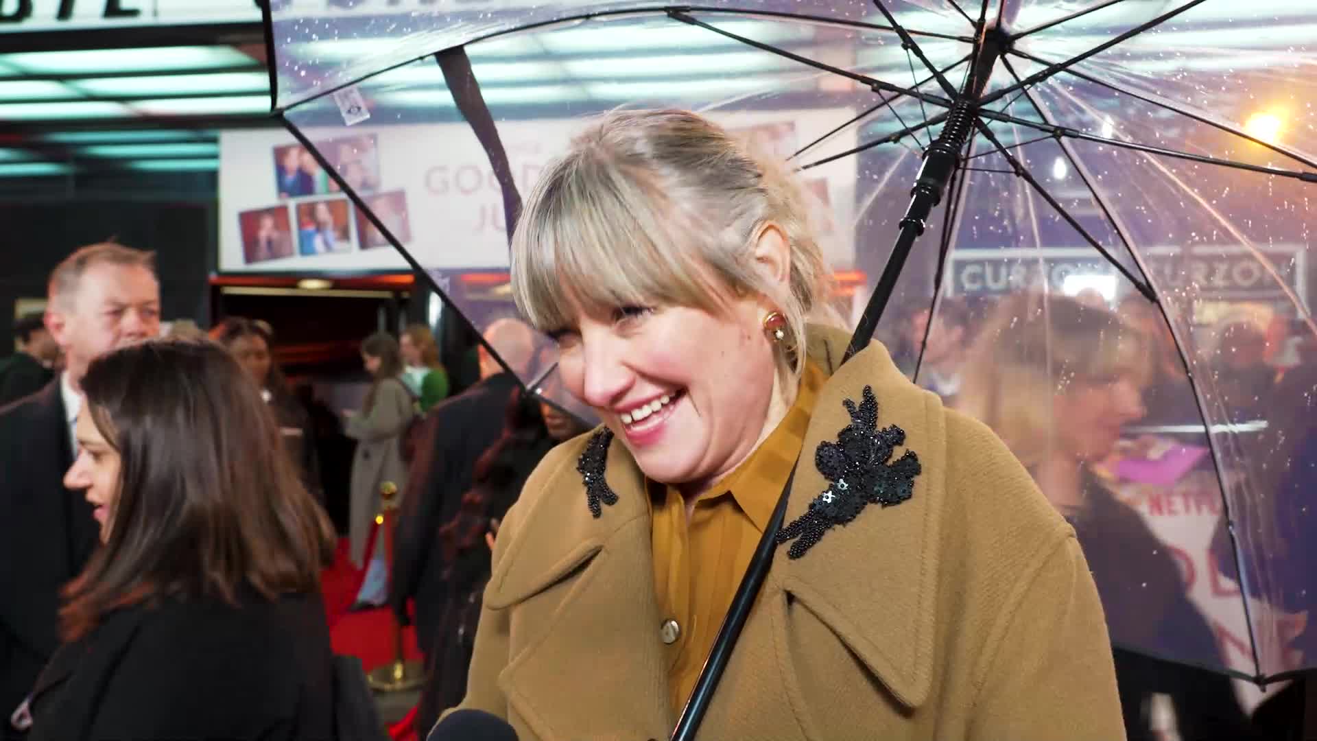Raw video: UK premiere of 'Goodbye June': Interview with Kate Solomon 4/6