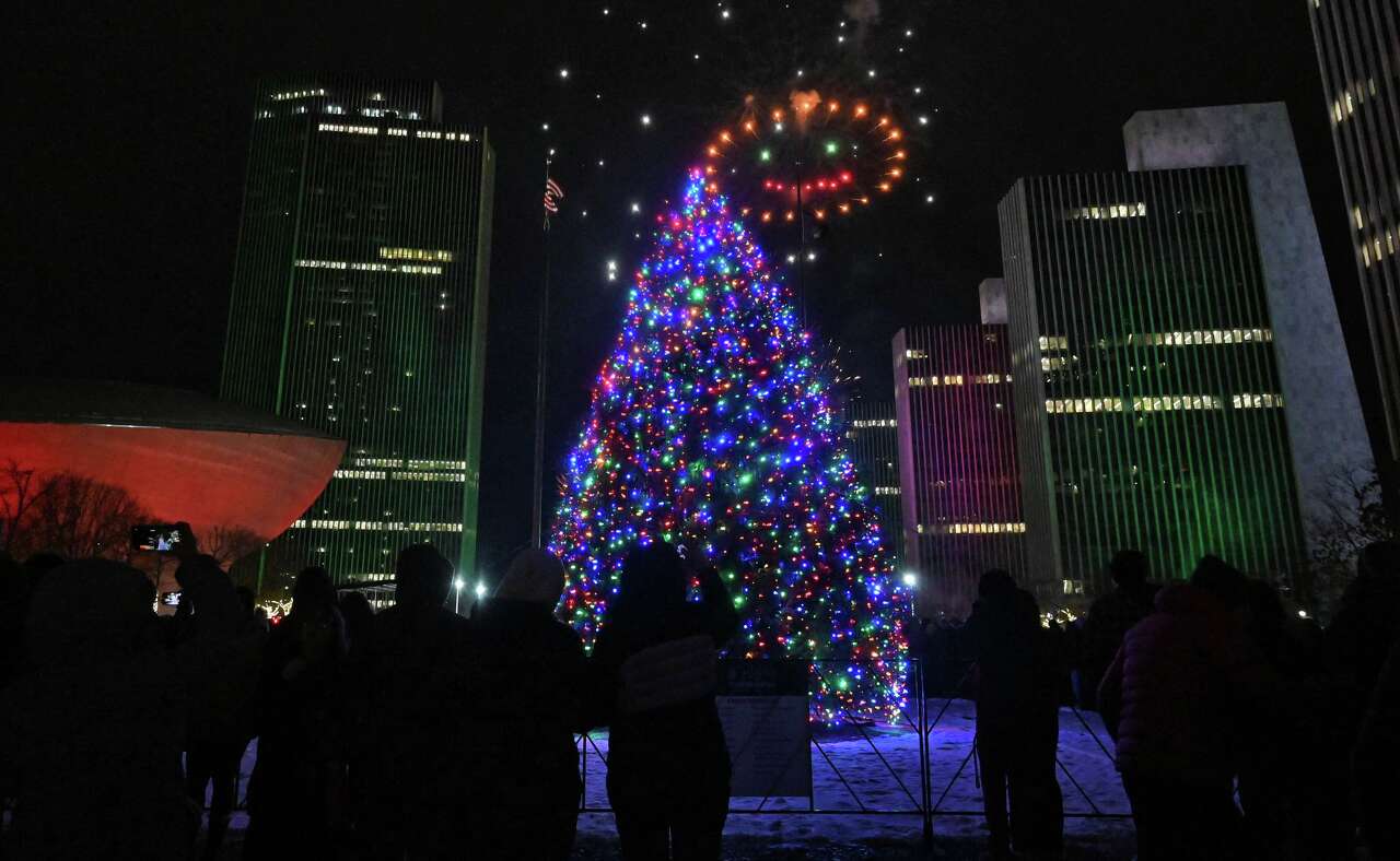 Photos: New York State tree lighting and firework festival lights up Albany