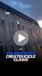 Lake Michigan grows 'icicle claws'