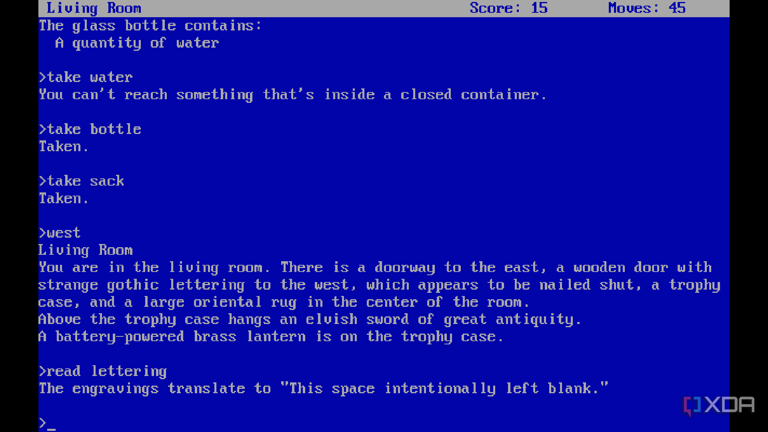 I tried this text adventure game from 1977, and it was better than I ...