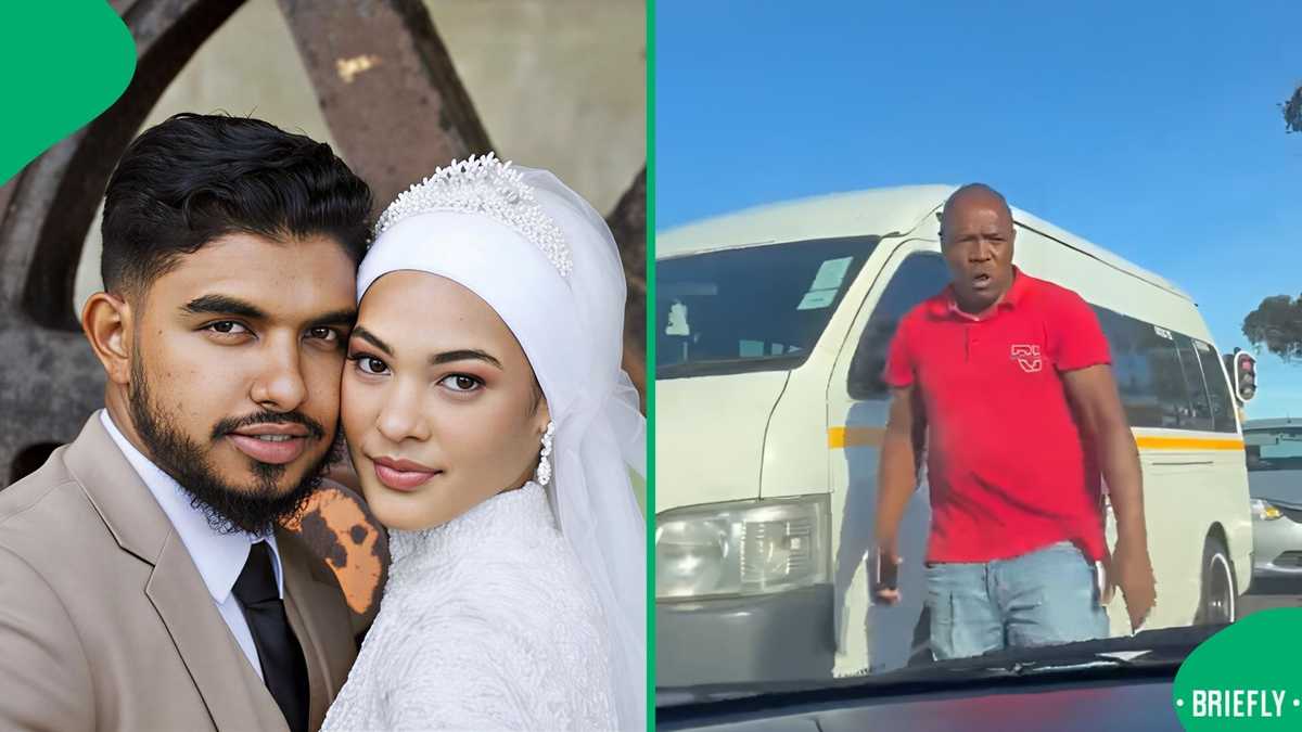 "Hope you get justice": Aggressive taxi driver smashes man's car window in road rage, SA angered