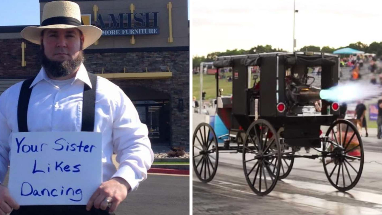 20 photos of Amish people gone wild