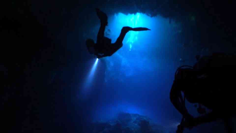My first cavern dive in the Pit Cenote, Mexico’s ultimate underwater ...