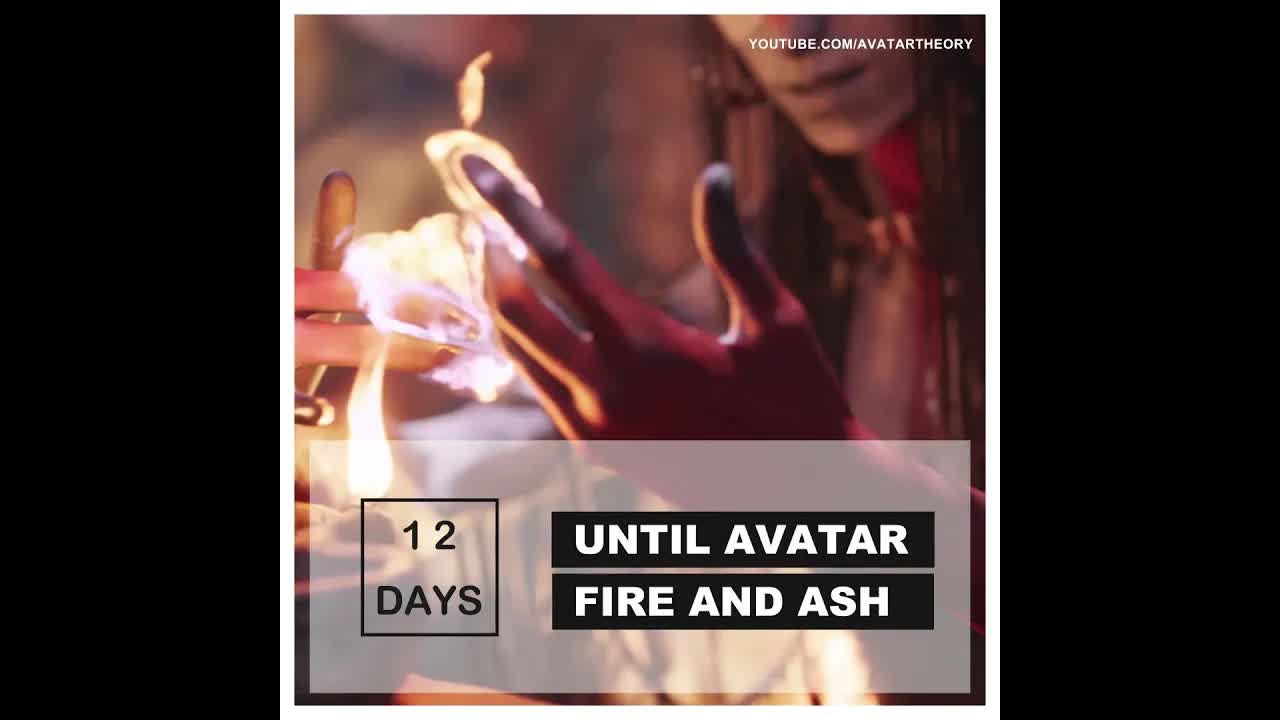 12 days until fire and ash | Avatar 3 countdown