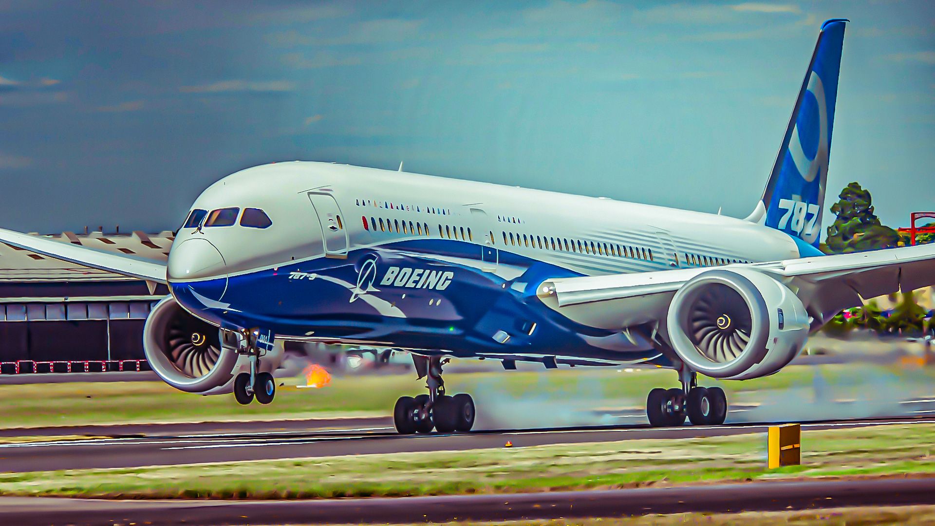 The Boeing 787's unique fuselage design that sets it apart from others