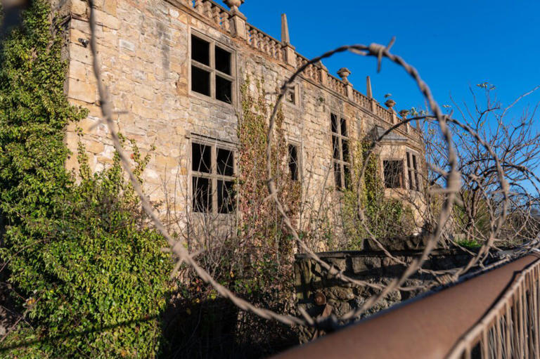 Ruined 17th century mansion with link to murdered schoolgirl up for sale