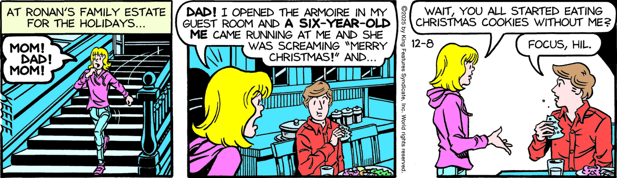 Sally Forth by Francesco Marciuliano; drawn by Jim Keefe