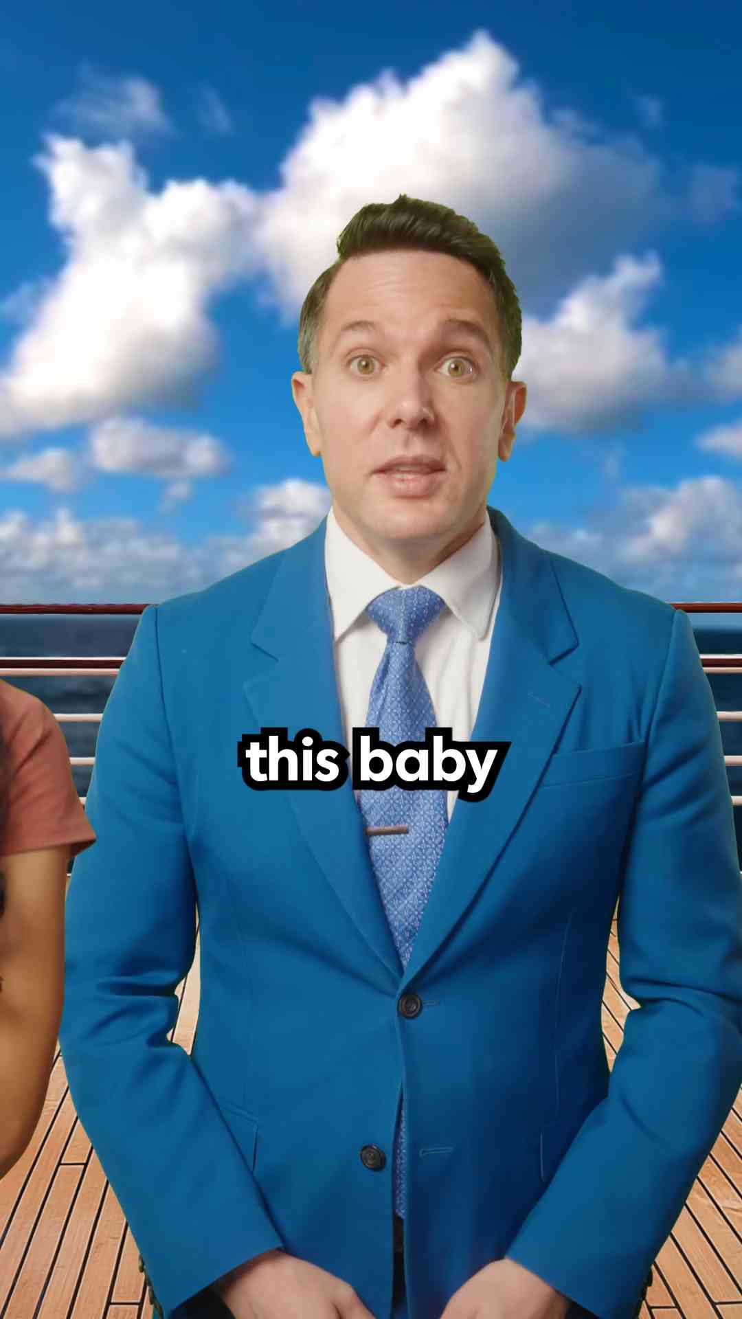 What happens to a baby born on a boat?