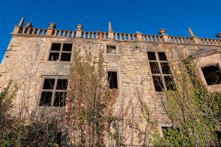 Ruined 17th century mansion with link to murdered schoolgirl up for sale