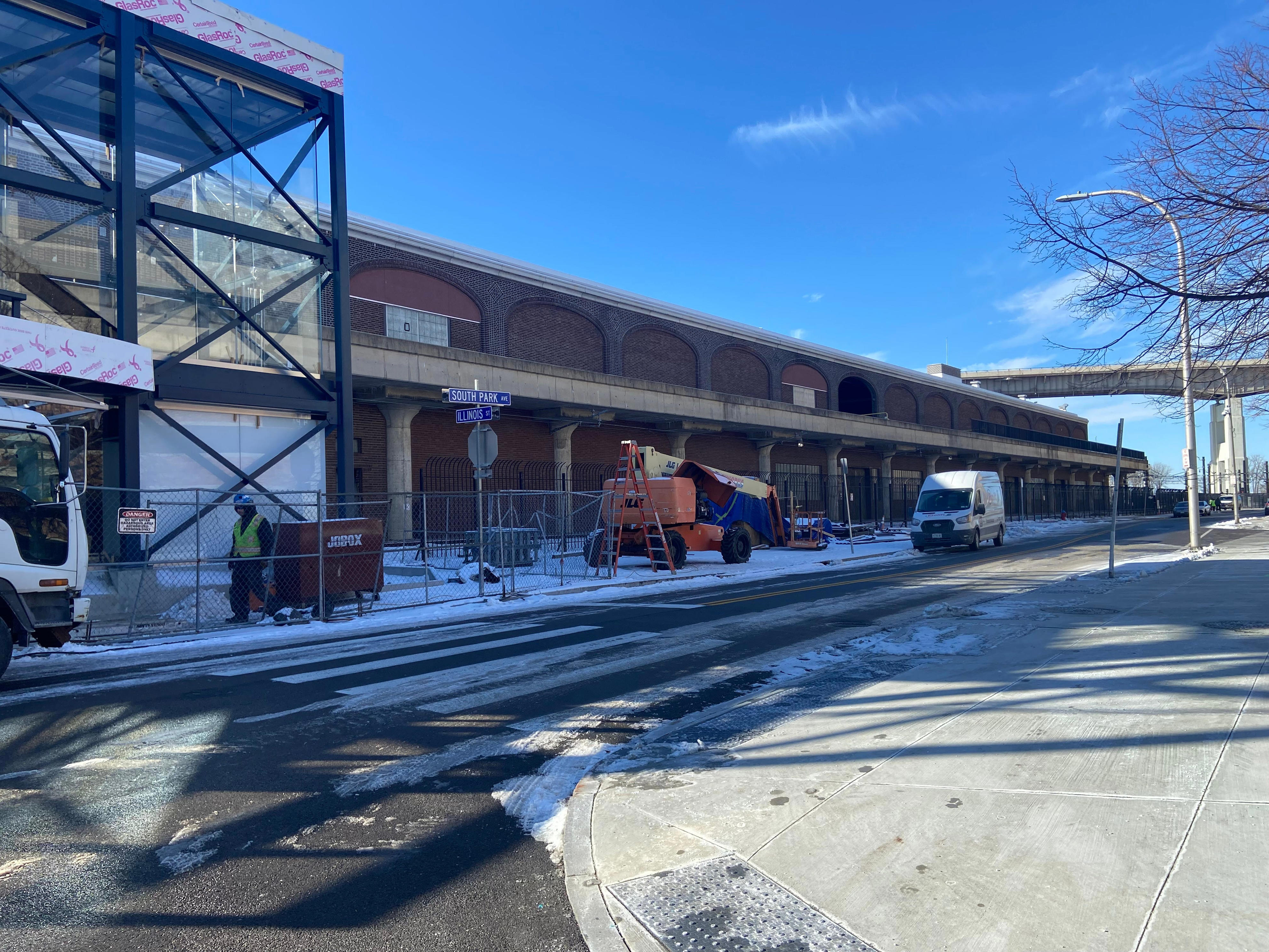 Now arriving inside the DL&W Terminal: Metro Rail passengers