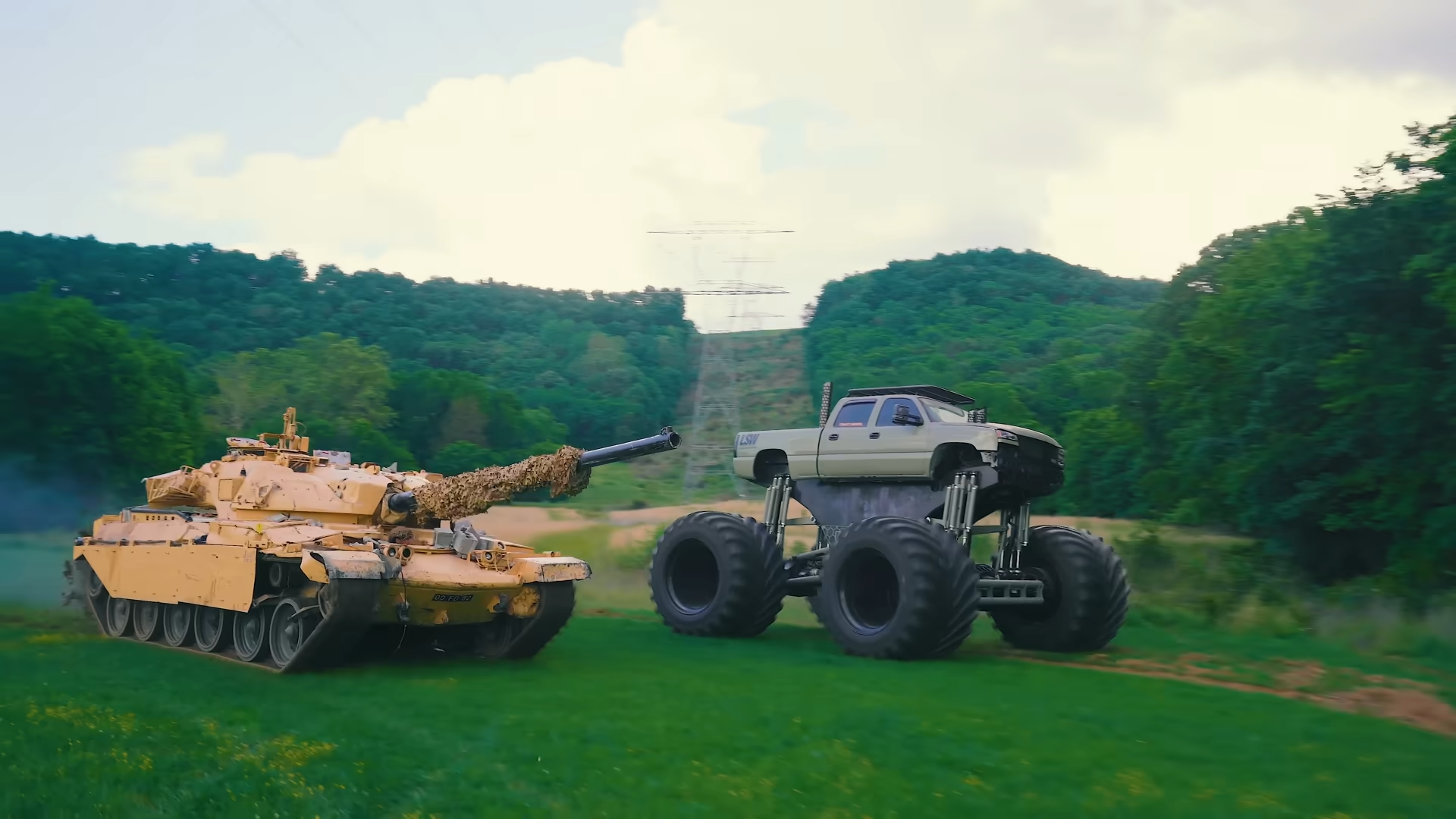 We tried driving a tank through an 11-foot wall… and feds showed up