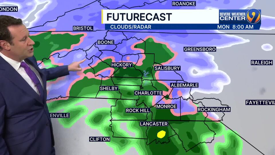 Monday morning's forecast with meteorologist Keith Monday