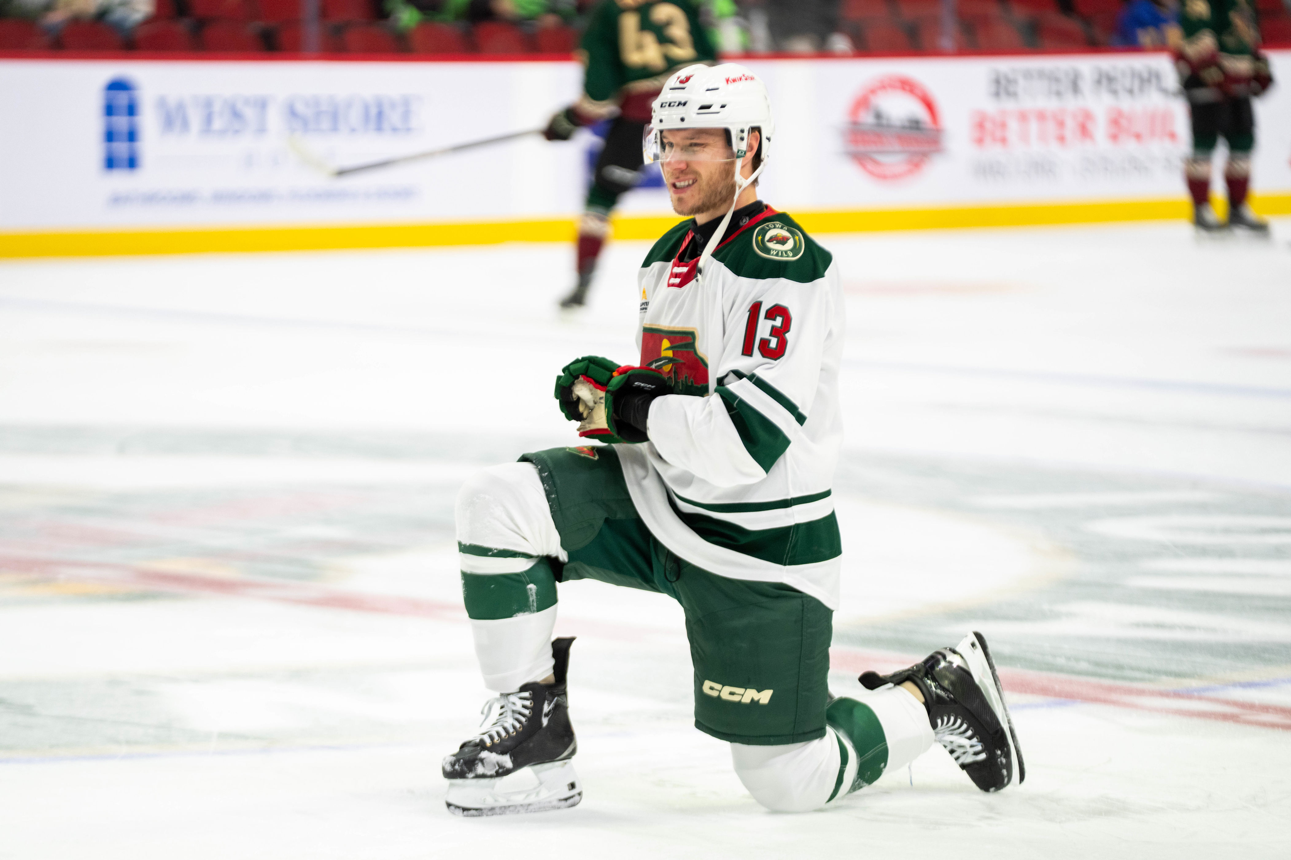 Ryan Sandelin returns to his roots with Iowa Wild outdoor hockey game