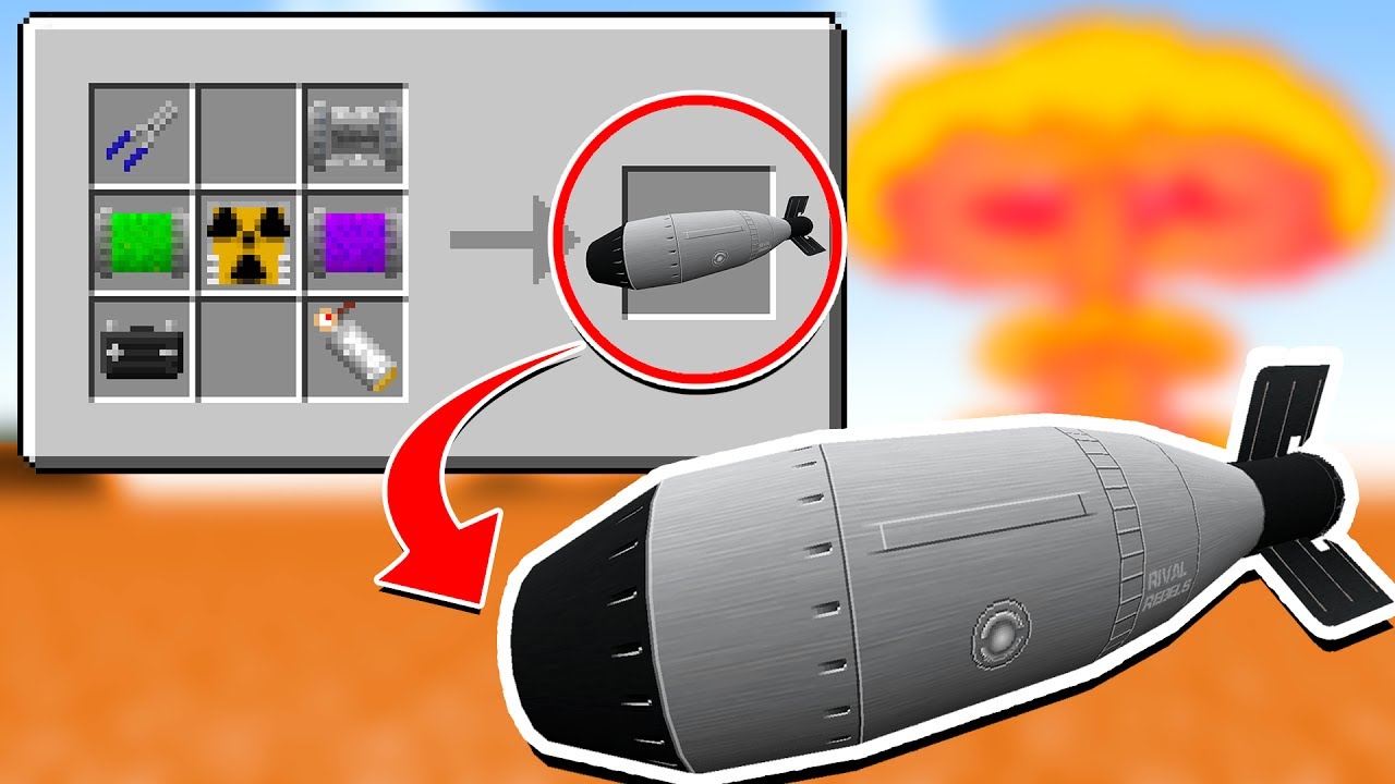 Minecraft: Como fazer a maior bomba do Minecraft (bomba nuclear)