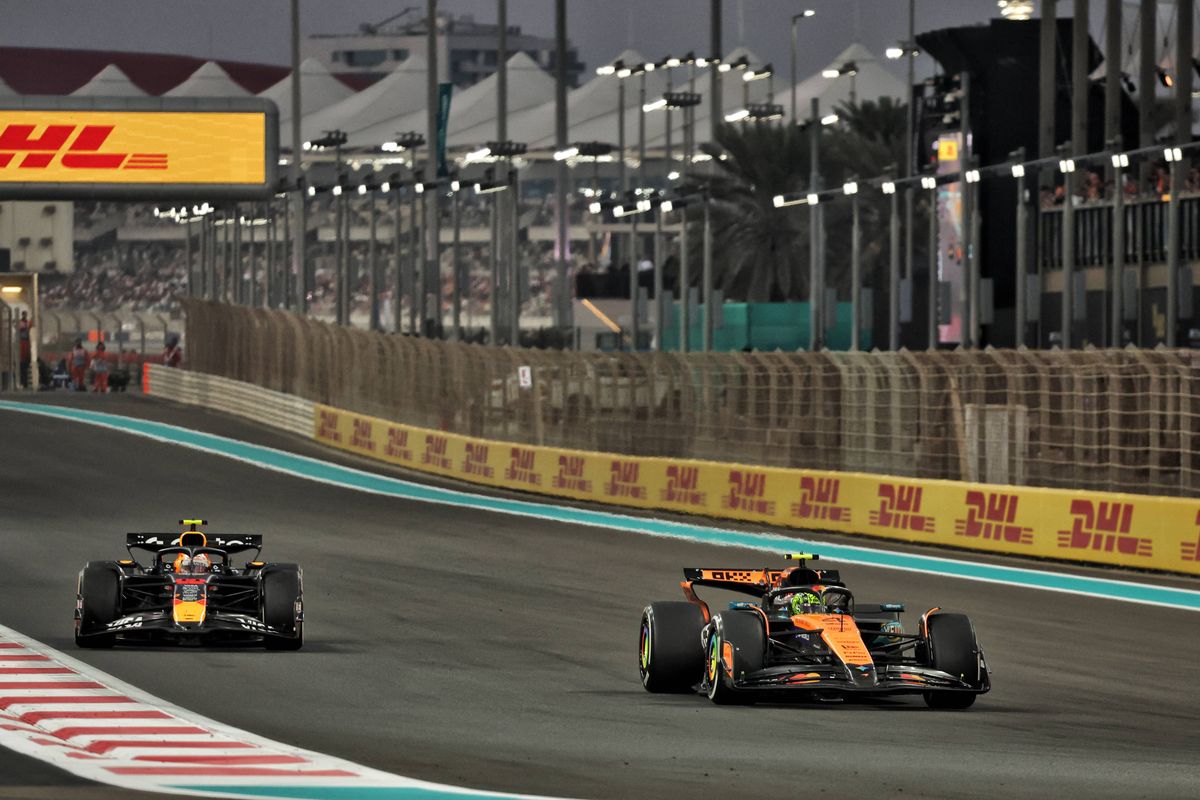 Norris: 'It got pretty close' with Tsunoda in Abu Dhabi GP