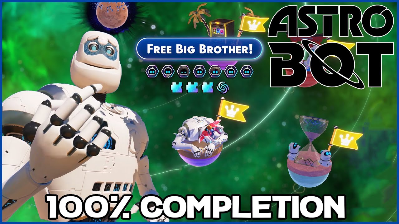 Astro Bot free Big Brother 100% completion