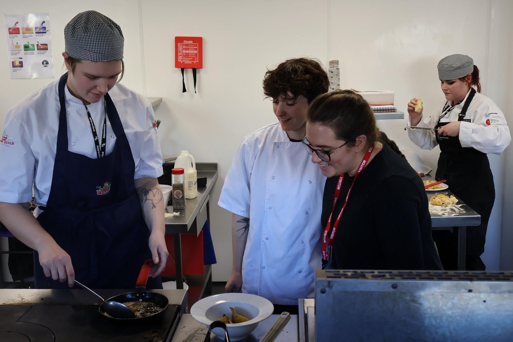 Former MK College apprentice shares her skills with learners following ...