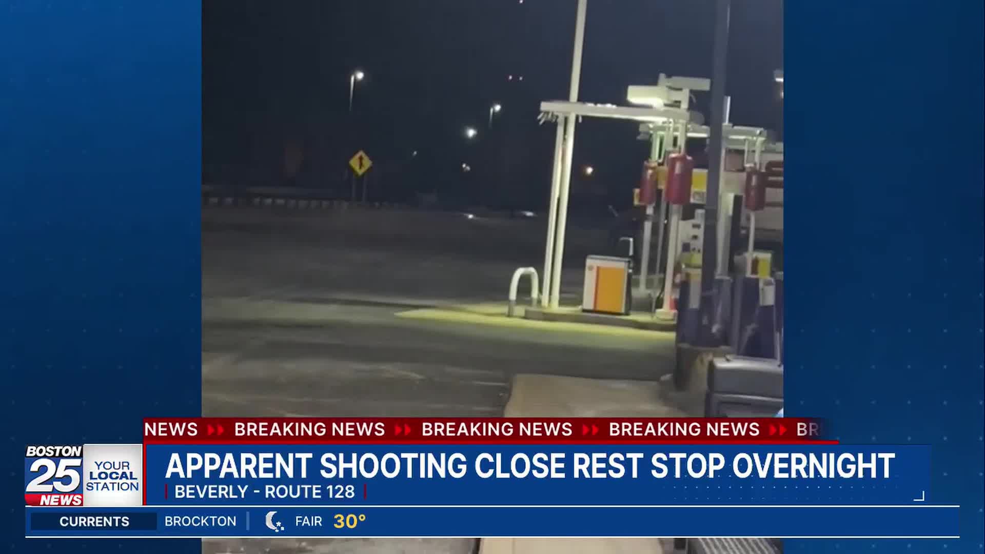 Shooting at North Shore rest stop under investigation
