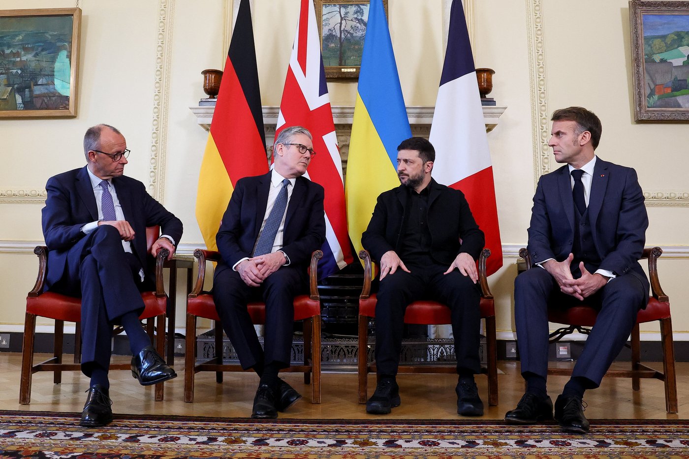 Zelenskyy meets in London with European allies on the US peace plan and ...