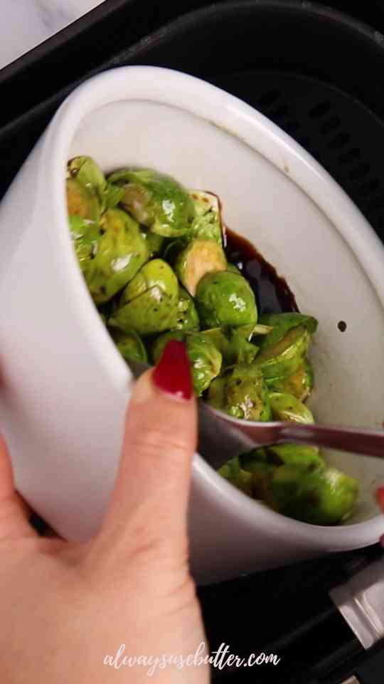 Brussels sprouts + bacon = everyone loves veggies!