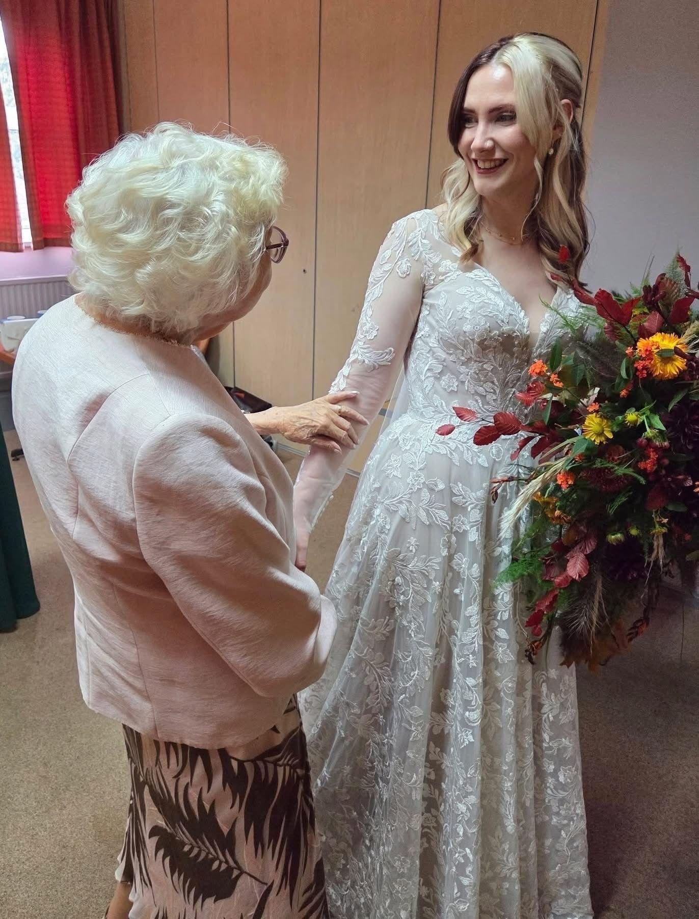 Birmingham home care makes wedding wishes come true for Brenda