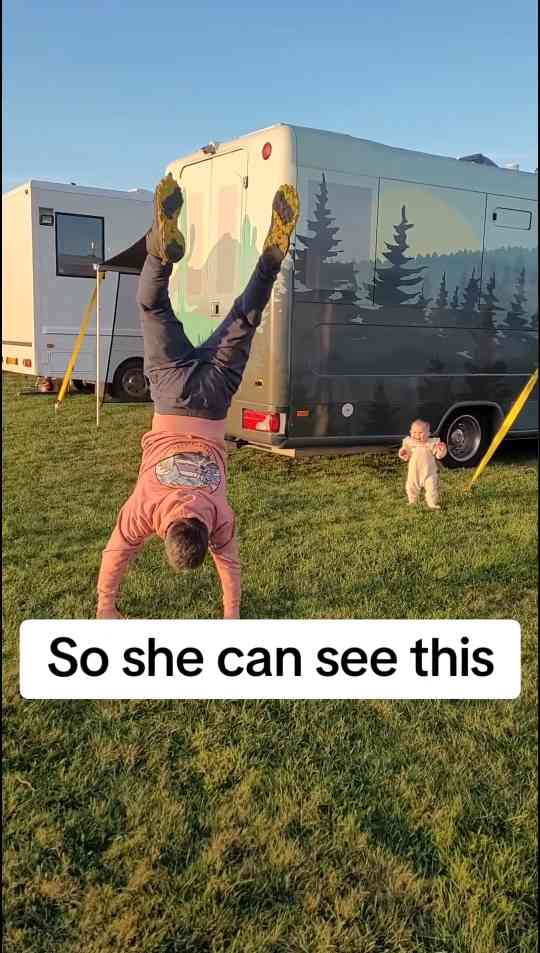 What living in a van with a baby really looks like