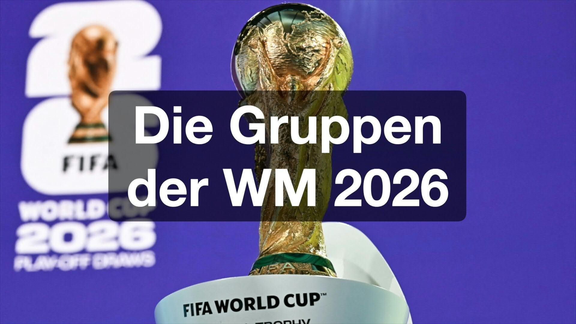 Die zwölf Gruppen der XXL-Fußball-WM 2026