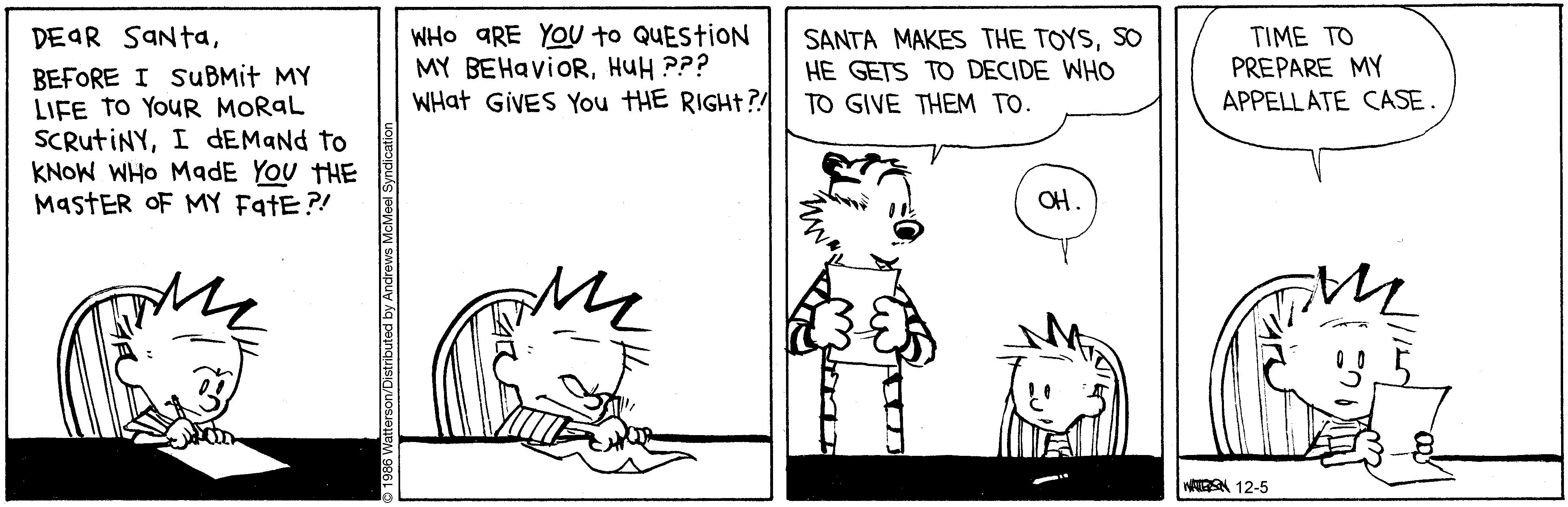 Calvin and Hobbes by Bill Watterson