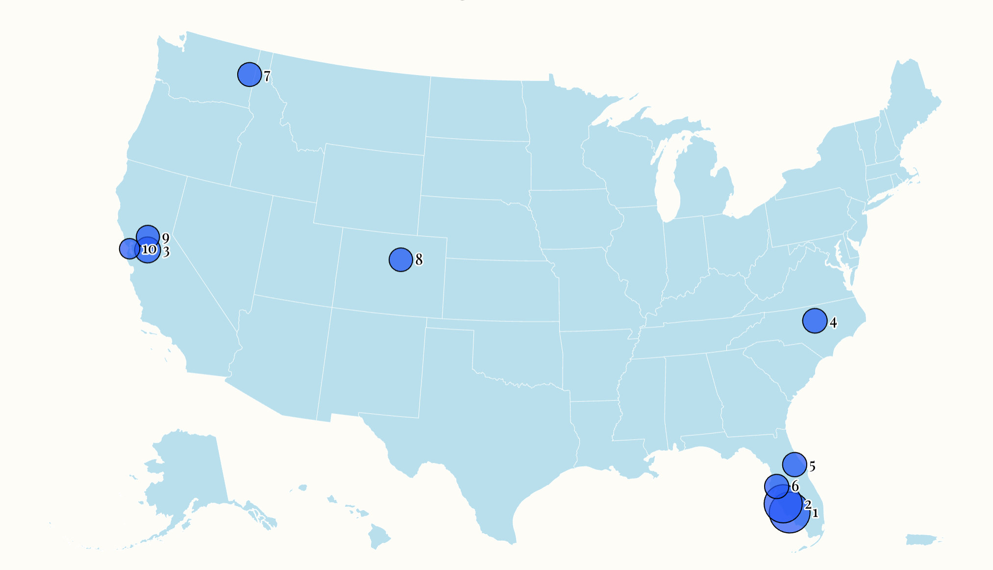 Map reveals cities where home prices to fall fastest in 2026