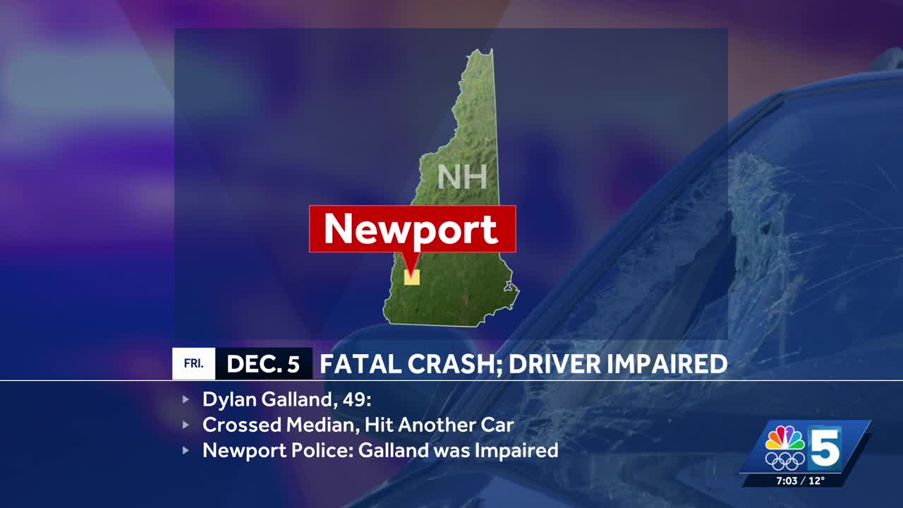 Connecticut man charged in deadly 2-car accident in Newport, New Hampshire