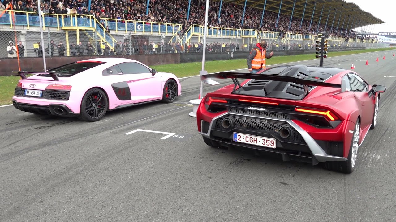 1060HP Turbo S vs Huracan STO – drag race madness!