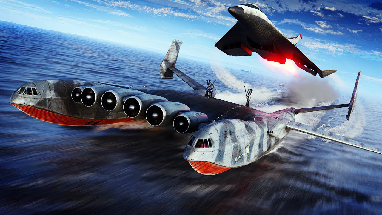 The Soviet sea monster: The ekranoplan built to launch a space shuttle