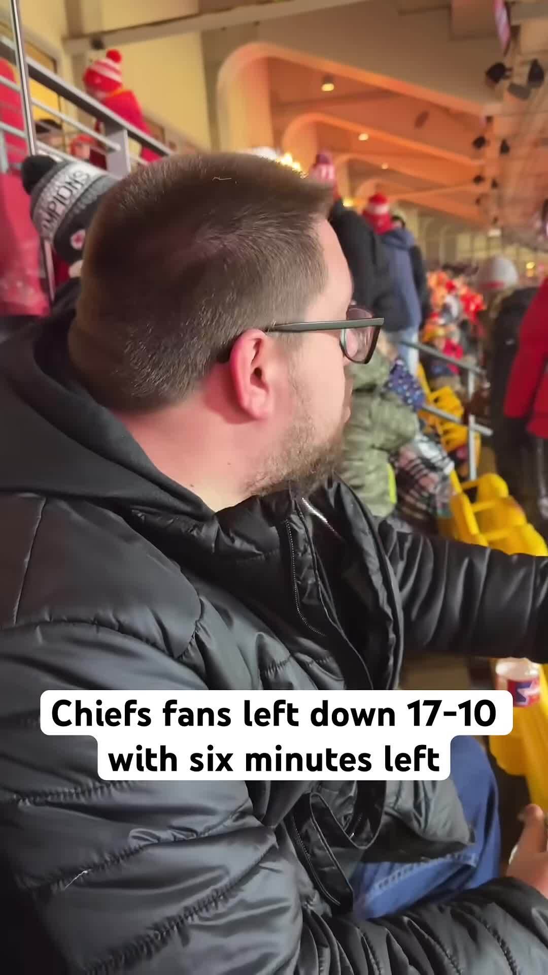 Chiefs fans left early