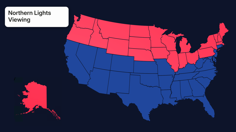 Aurora alert! Nearly two dozen states could see northern lights tonight