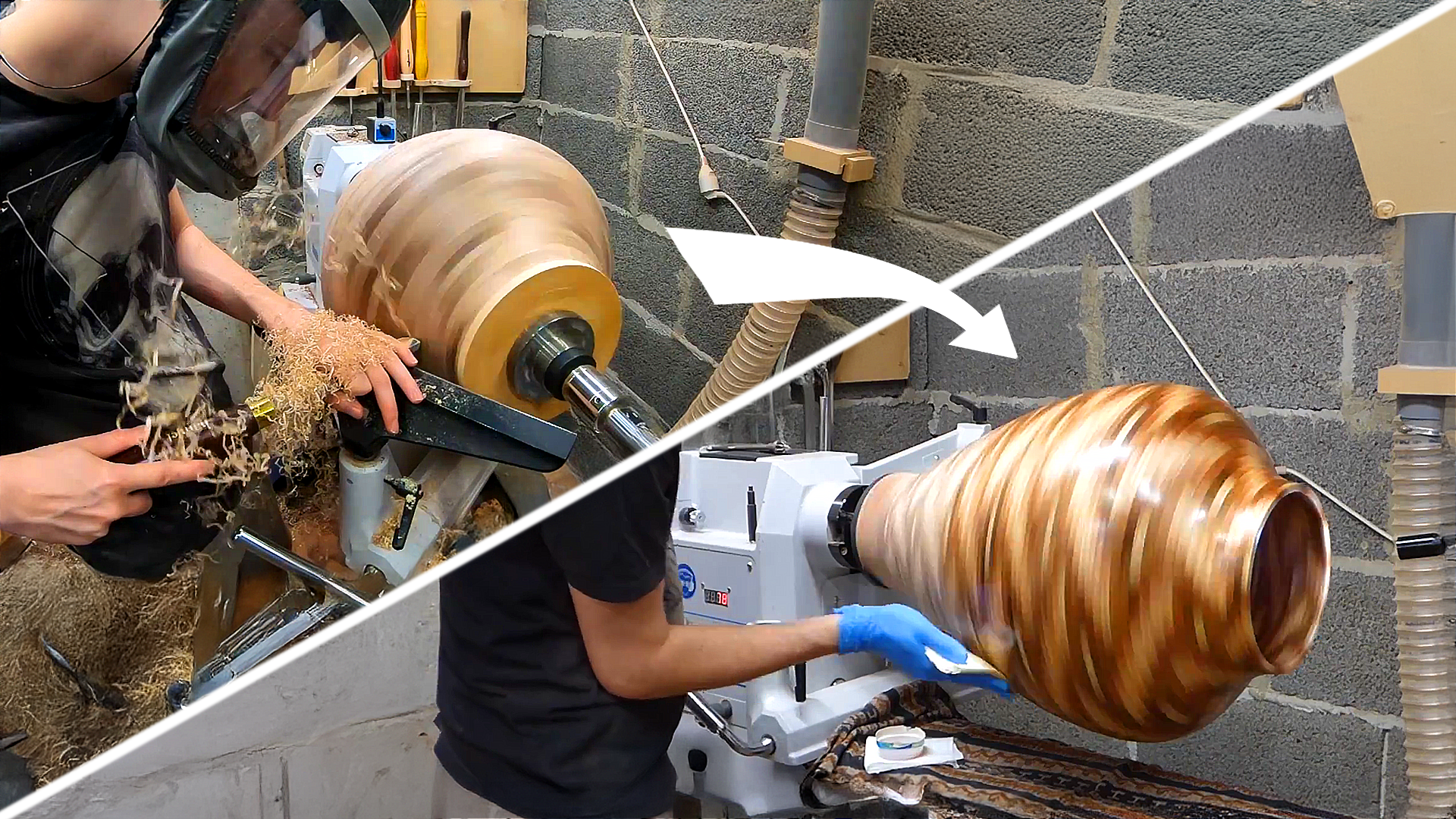 Understanding a woodturning catch - slow motion breakdown