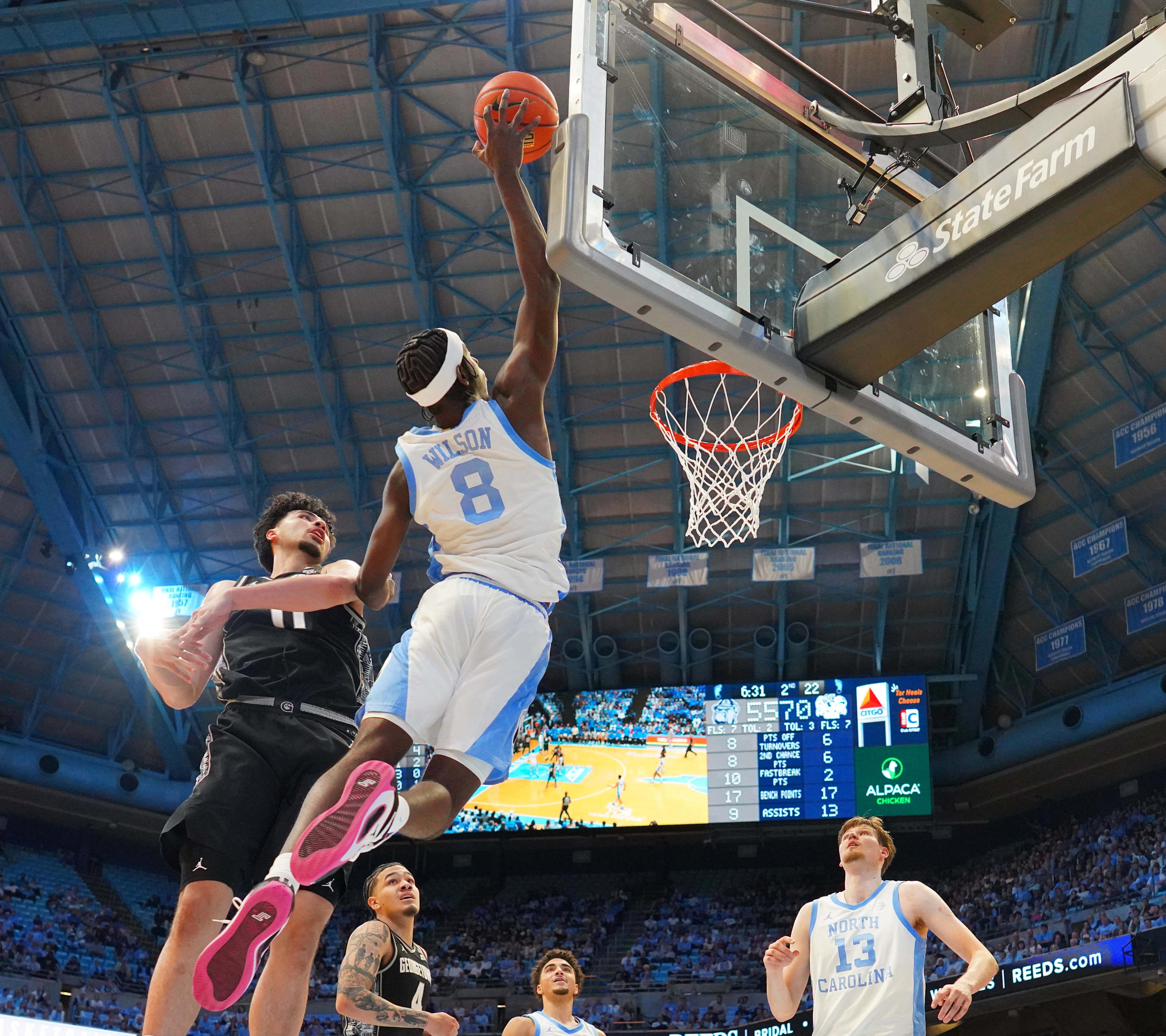 UNC basketball climbs in coaches poll as Caleb Wilson, Tar Heels rise